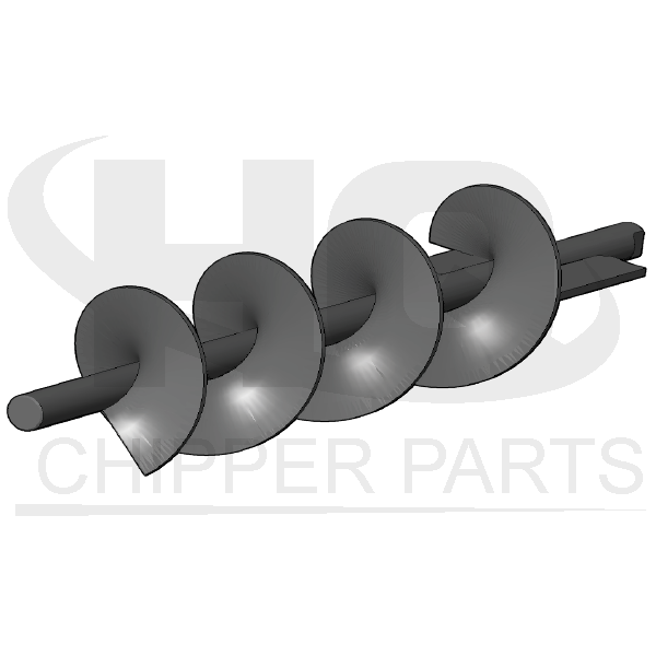 Worm (left handed) - HQ Chipper Parts